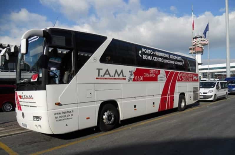 Rome: Bus between Fiumicino Airport and Termini/Ostiense st | GetYourGuide