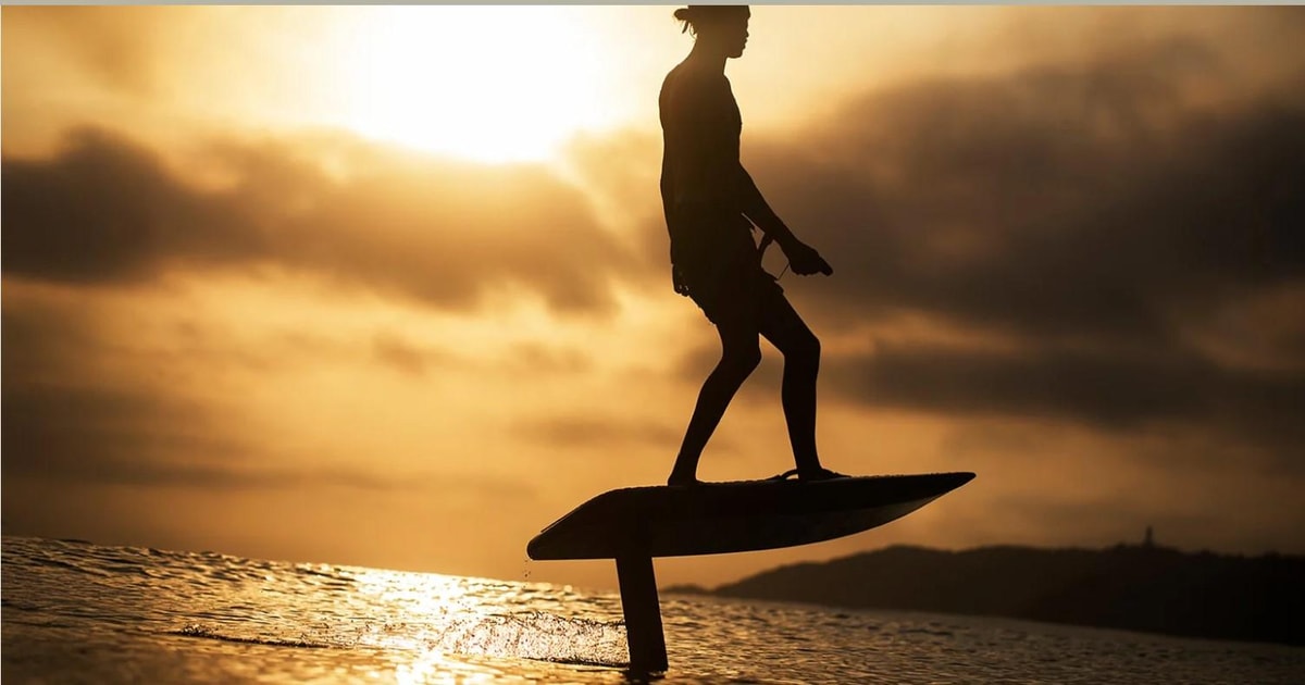 Experience the thrill of flying over the water - Guided e-foil rental ...