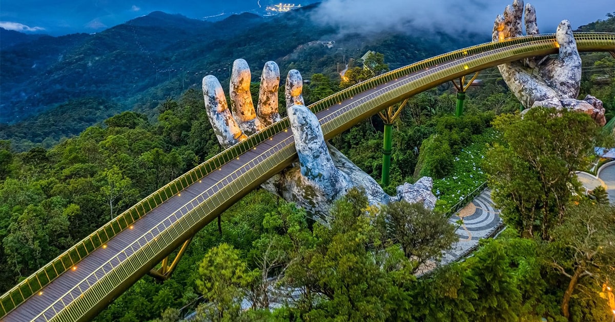 Desde Da Nang o Hoi An: excursión al puente dorado de Ba Na Hills ...