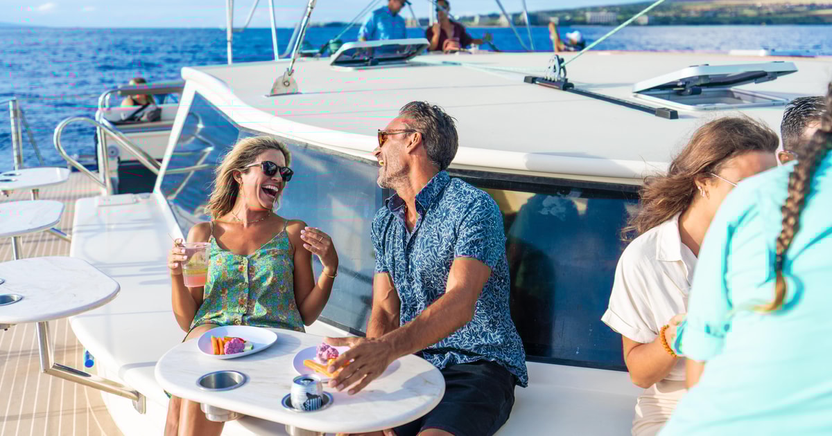 Maui: Ka'anapali Luxury Sunset Dinner Sail | GetYourGuide