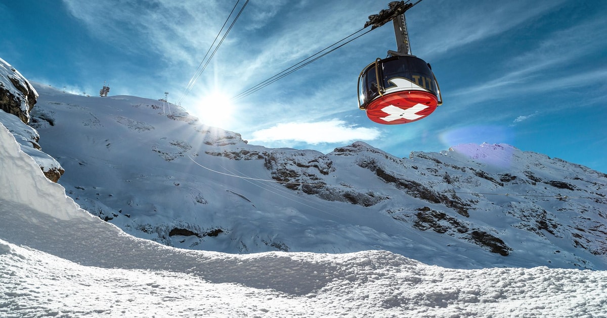 Zurich: Mount Titlis Group Tour with Ice Flyer and Lucerne | GetYourGuide