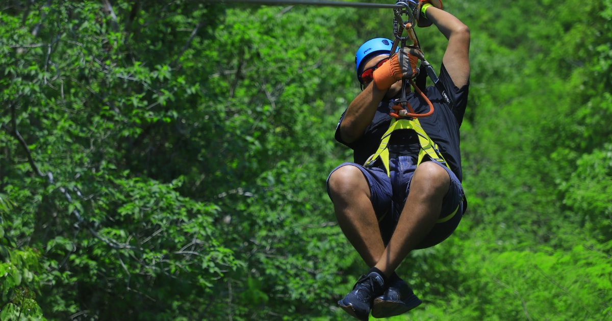 Cancun: Jungle Adventure with Ziplines, Cenote, ATVs & snack | GetYourGuide