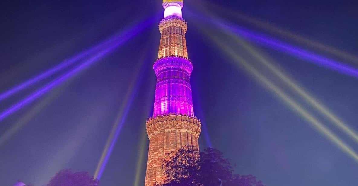 New Delhi: Qutub Minar Light & Sound Show Tour | GetYourGuide