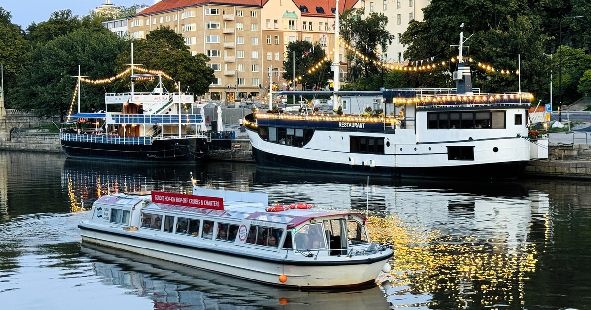 Turku : Croisière fluviale guidée avec vues panoramiques et histoire ...