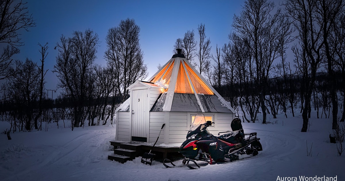 Tromsø: Snowmobile Tour with Aurora Crystal Lavvo Stay | GetYourGuide