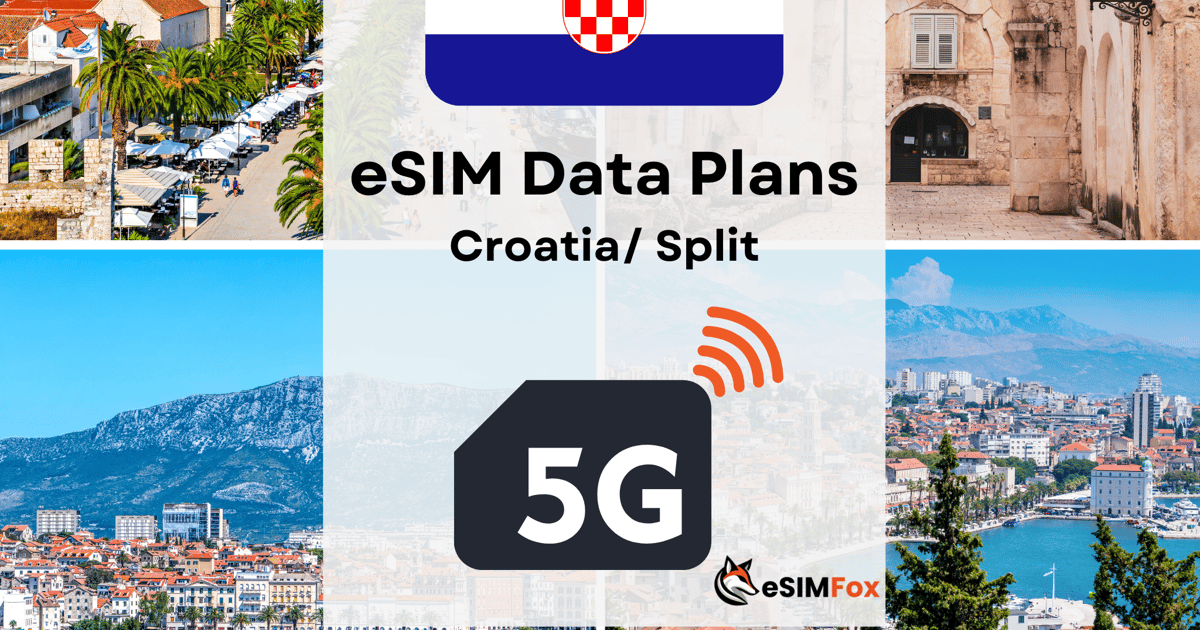Split: eSIM Internet Data Plan for Croatia 4G/5G | GetYourGuide