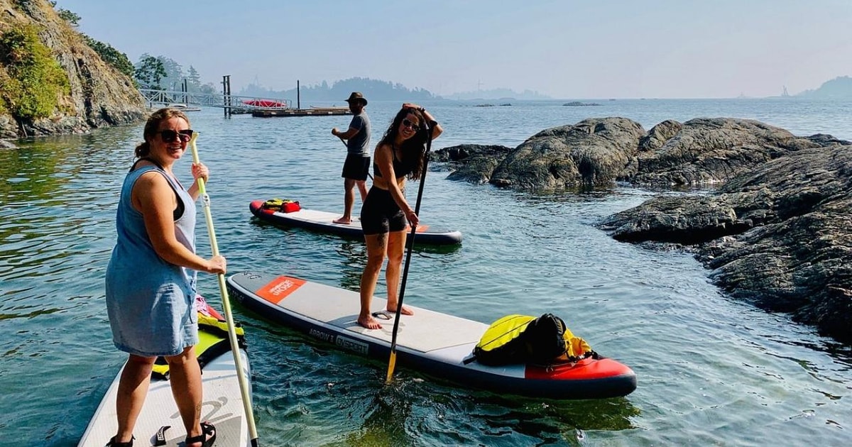 Victoria: Guided Paddle Boarding on Serene Prospect Lake | GetYourGuide