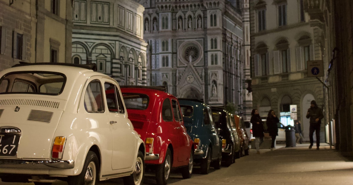 Tuscan Evening Tour: Fiat 500, 8:30 to 10 PM | GetYourGuide