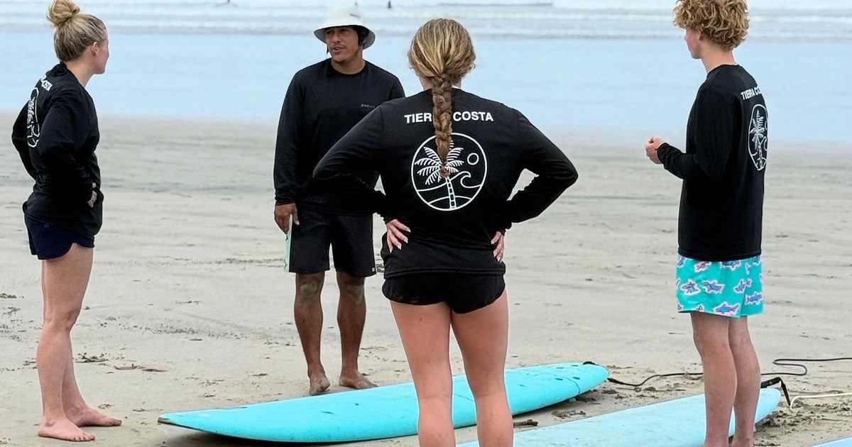 Nosara: Playa Guiones Surf Lesson with Local Instructor | GetYourGuide