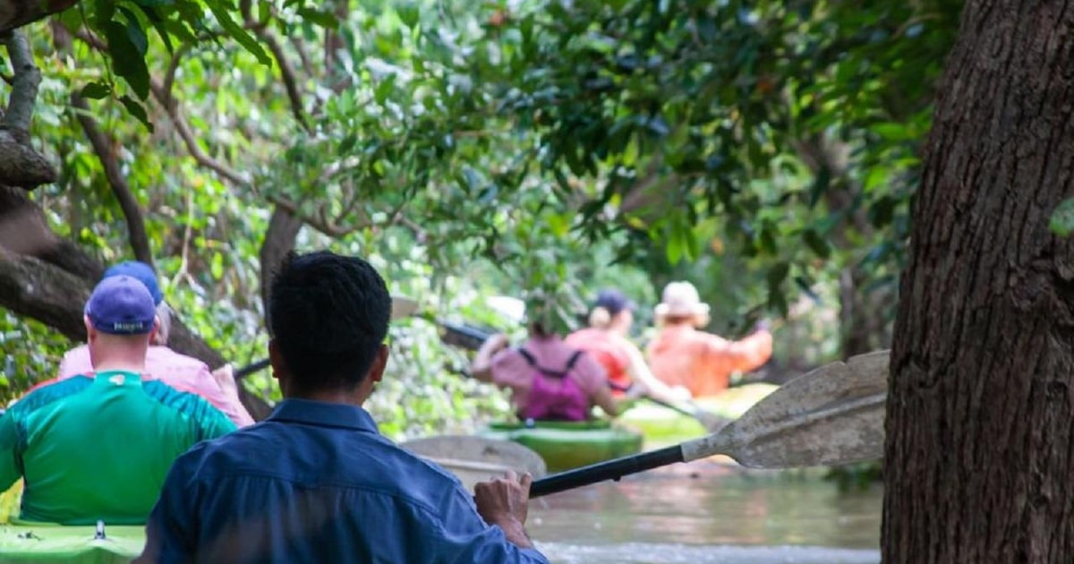 Kayaking on the lake & floating village | GetYourGuide
