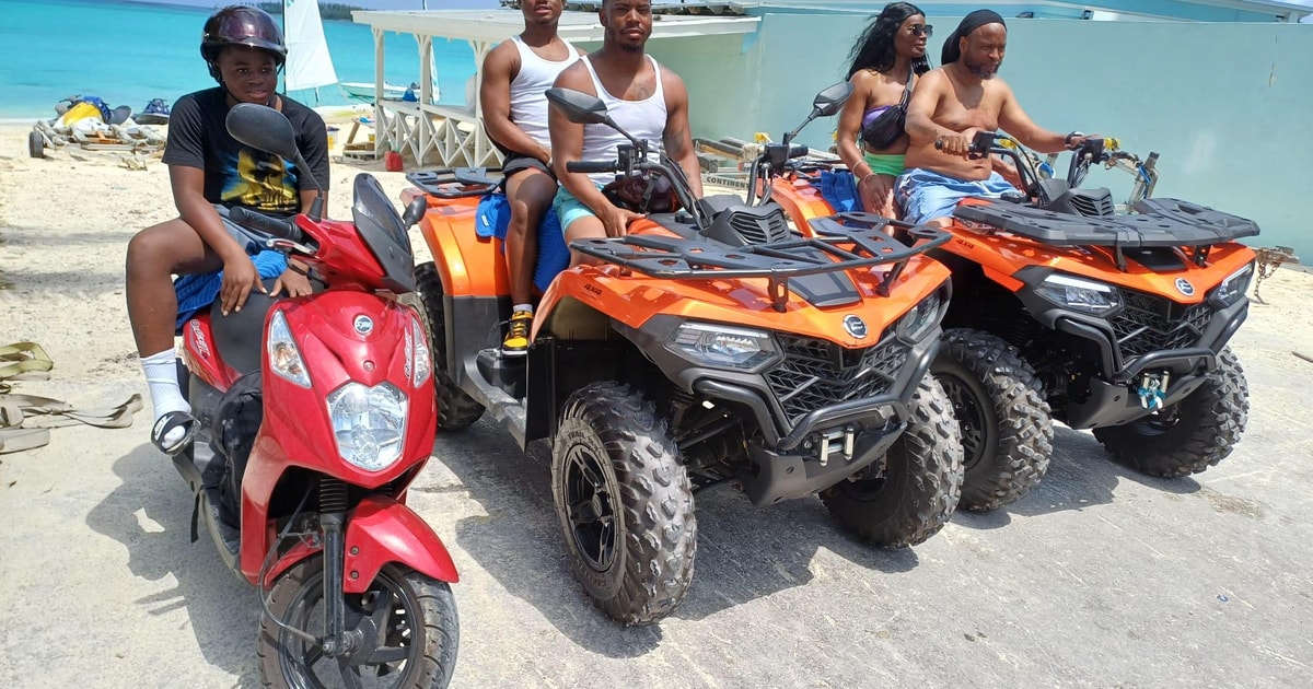 Nassau: Guided Scooter/ATV Tour with Beach Day Bundle | GetYourGuide