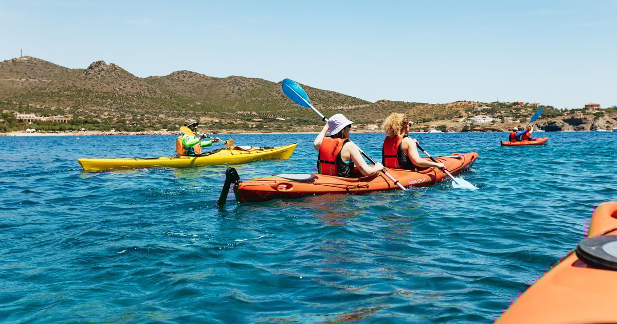 Fra Athen: Cape Sounion guidet tur i kajak med frokost | GetYourGuide
