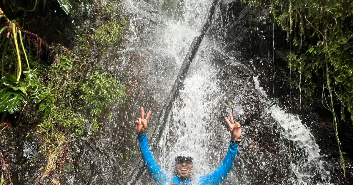 El Yunque Rainforest PR Water Slides, Waterfalls & Ropeswing | GetYourGuide