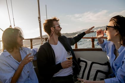 Live Music & Sunset Wooden Boat in Barcelona | GetYourGuide