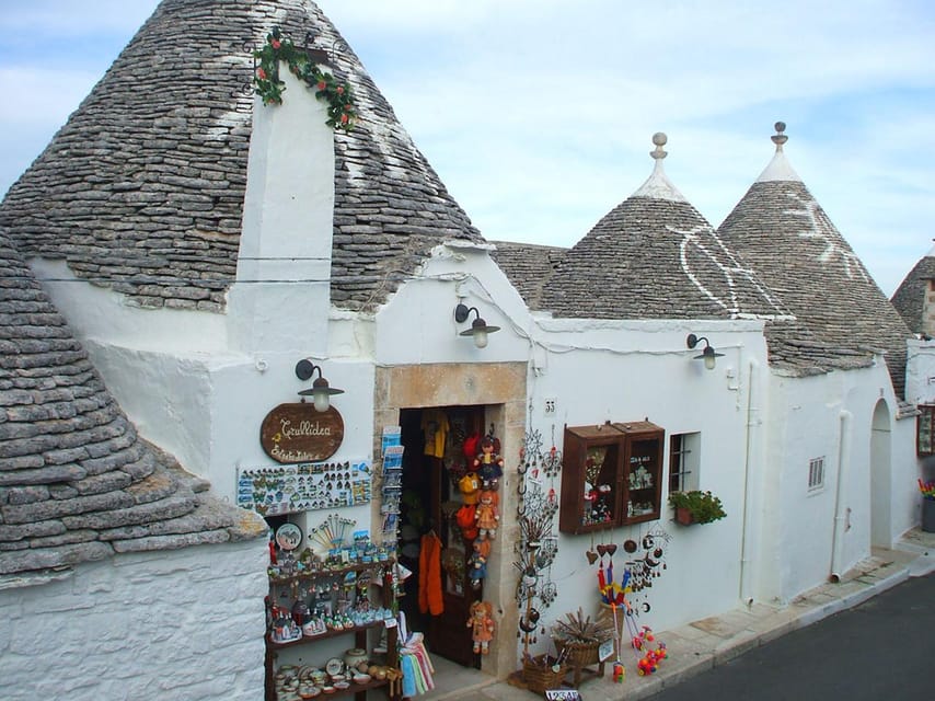 From Bari: Alberobello Trulli private day tour | GetYourGuide