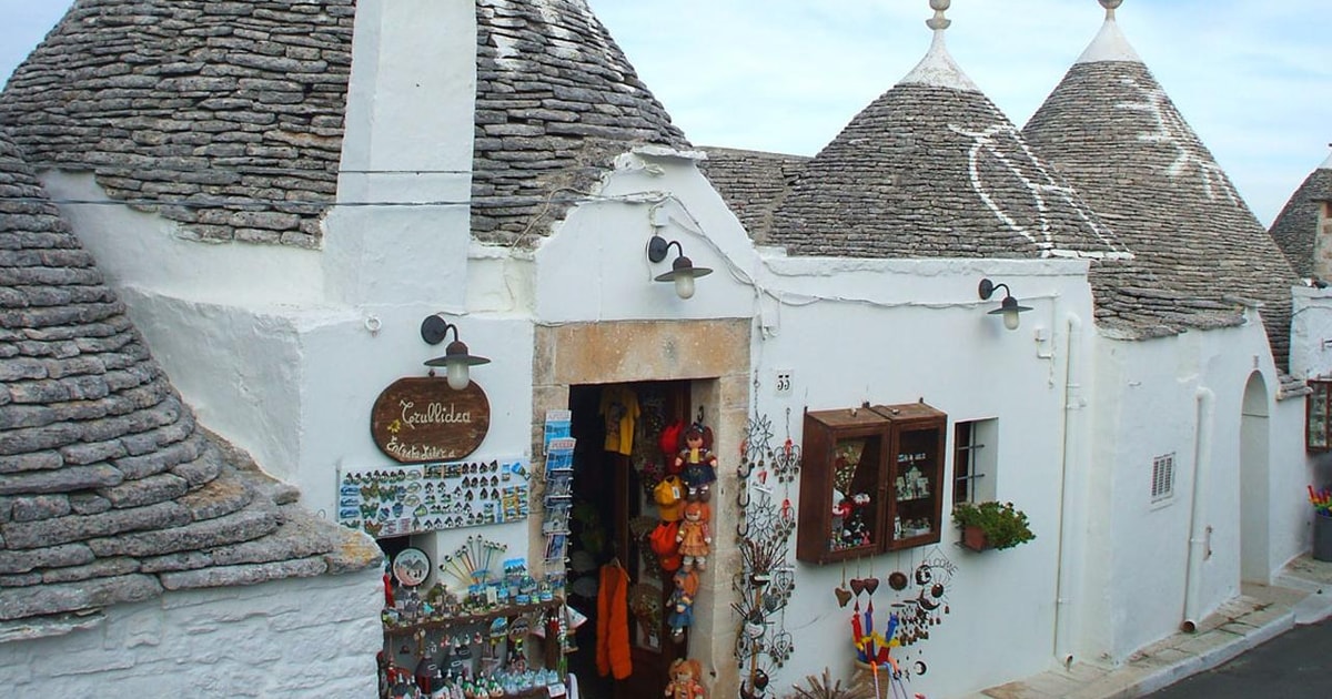 From Lecce: Alberobello trulli private day tour | GetYourGuide