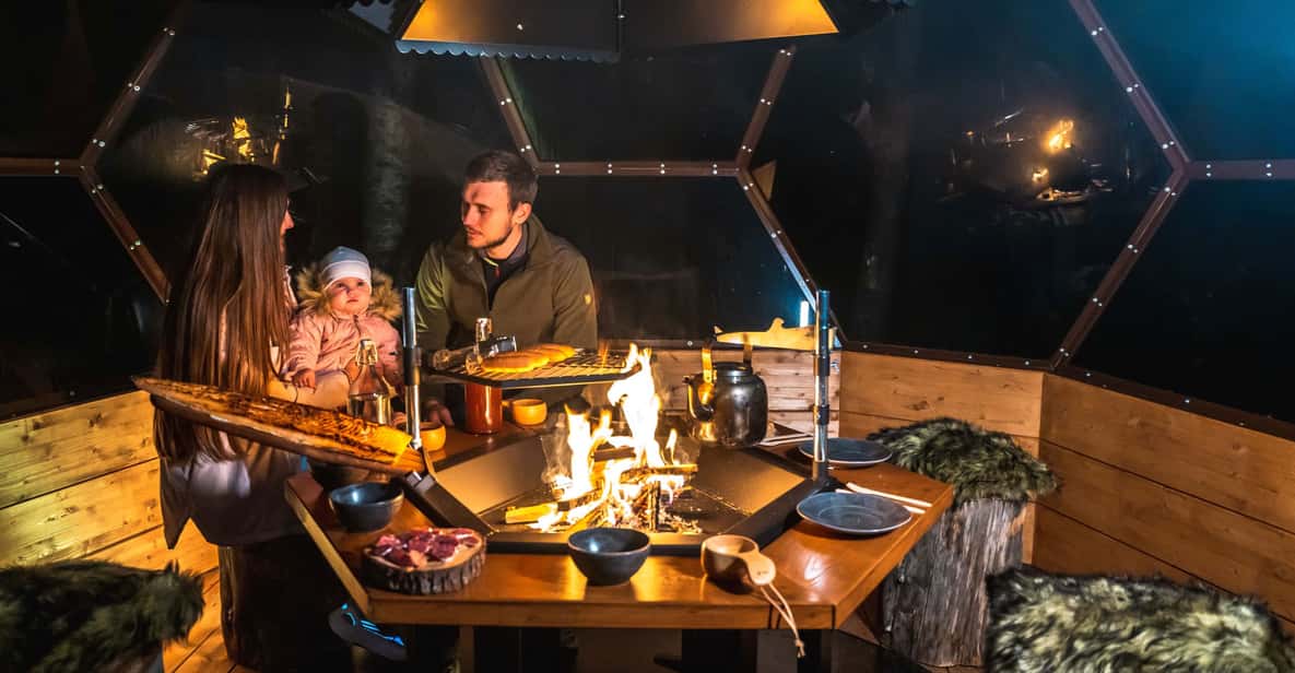 Rovaniemi: Romantic dinner in glass igloo | GetYourGuide