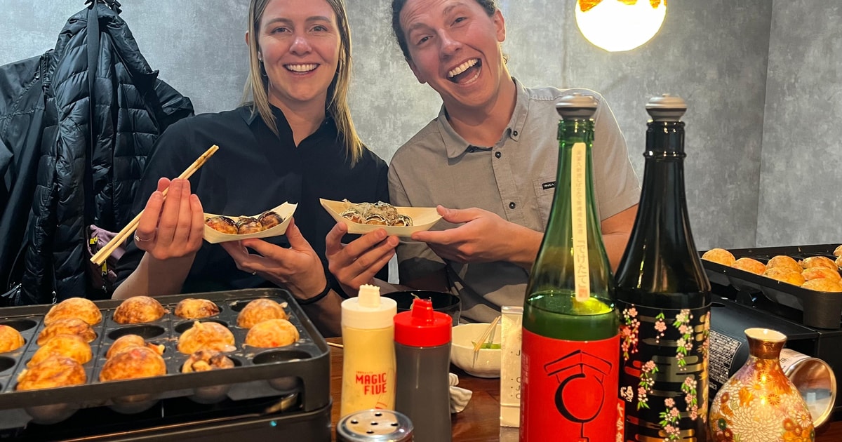 Osaka Sake Tasting with Takoyaki DIY | GetYourGuide
