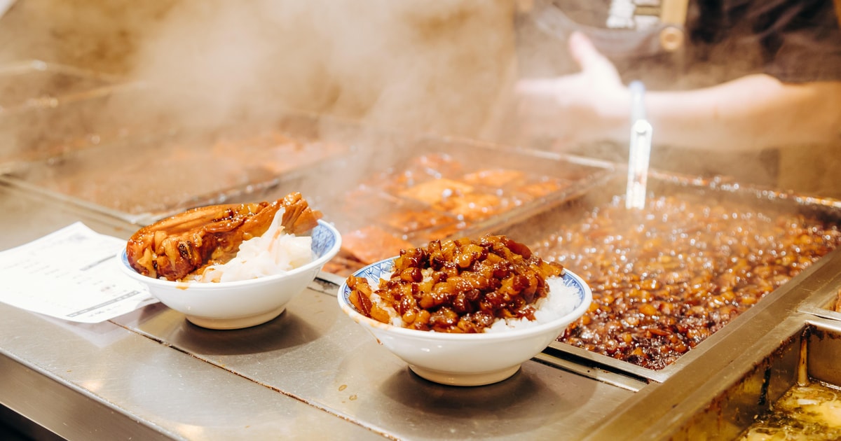 Taipei: Culinaire tours met top 10 Taiwanese gerechten (lunch/diner ...