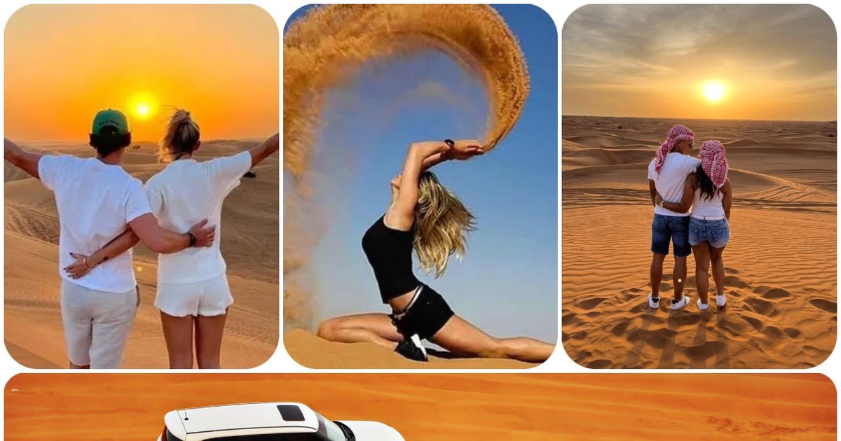 Qatar: Safári privado no deserto ao pôr do sol, passeio de camelo, mar ...