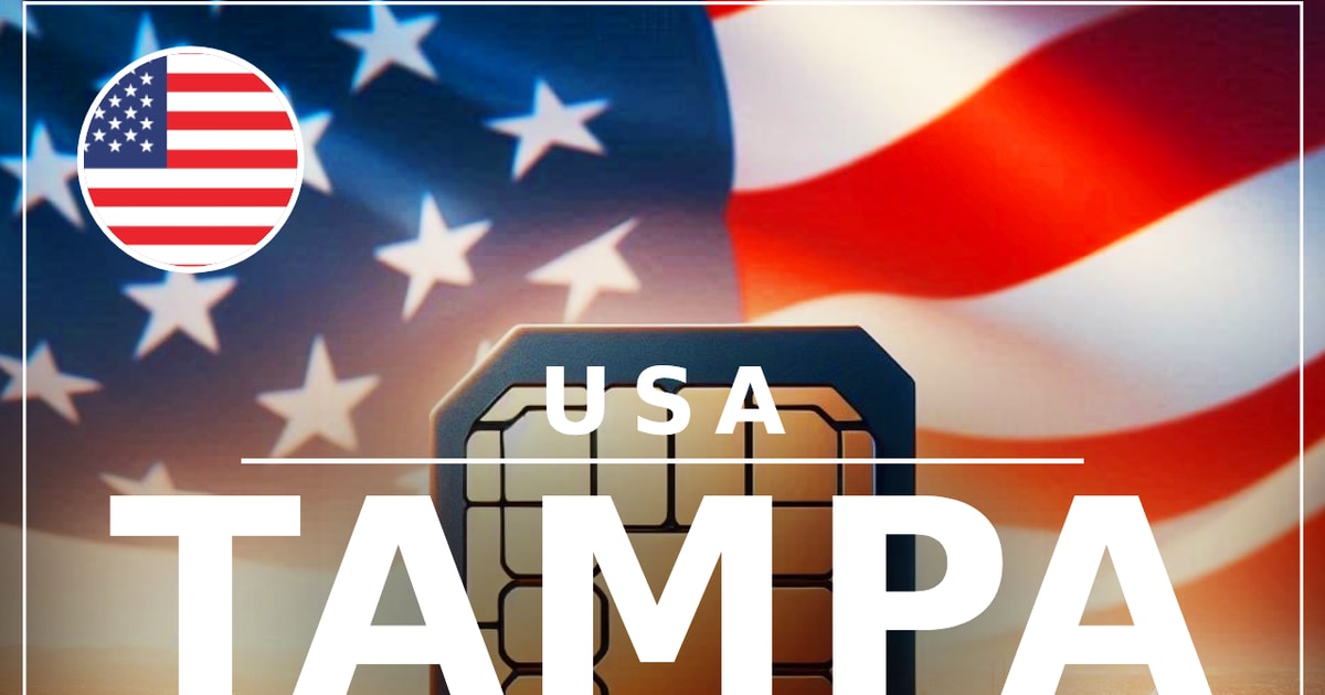 Tampa eSIM: Instant Activation USA 4G/5GB | GetYourGuide