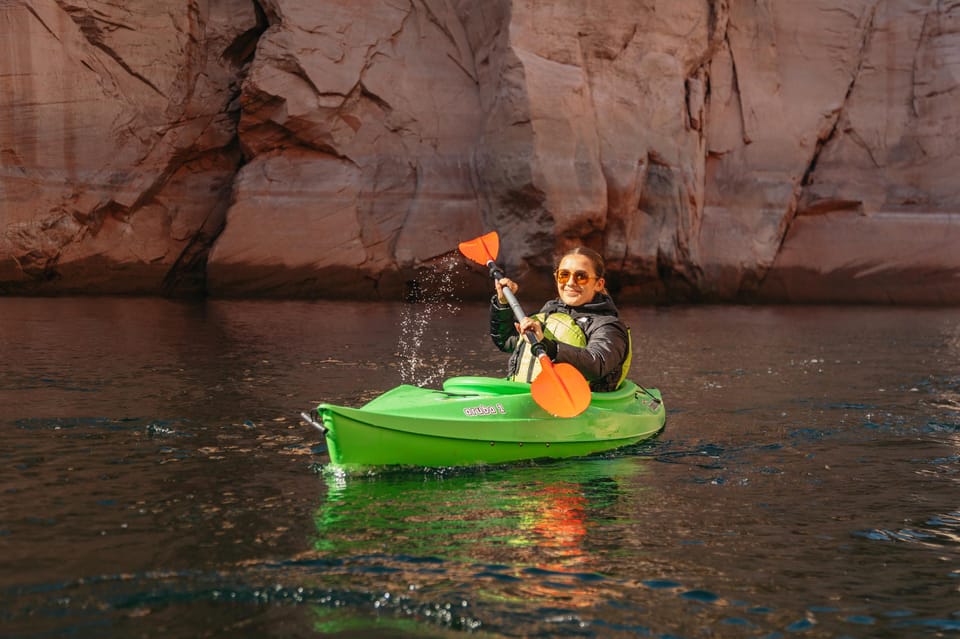 Page/Lake Powell: Guided Kayak & Water Antelope Canyon Tour | GetYourGuide
