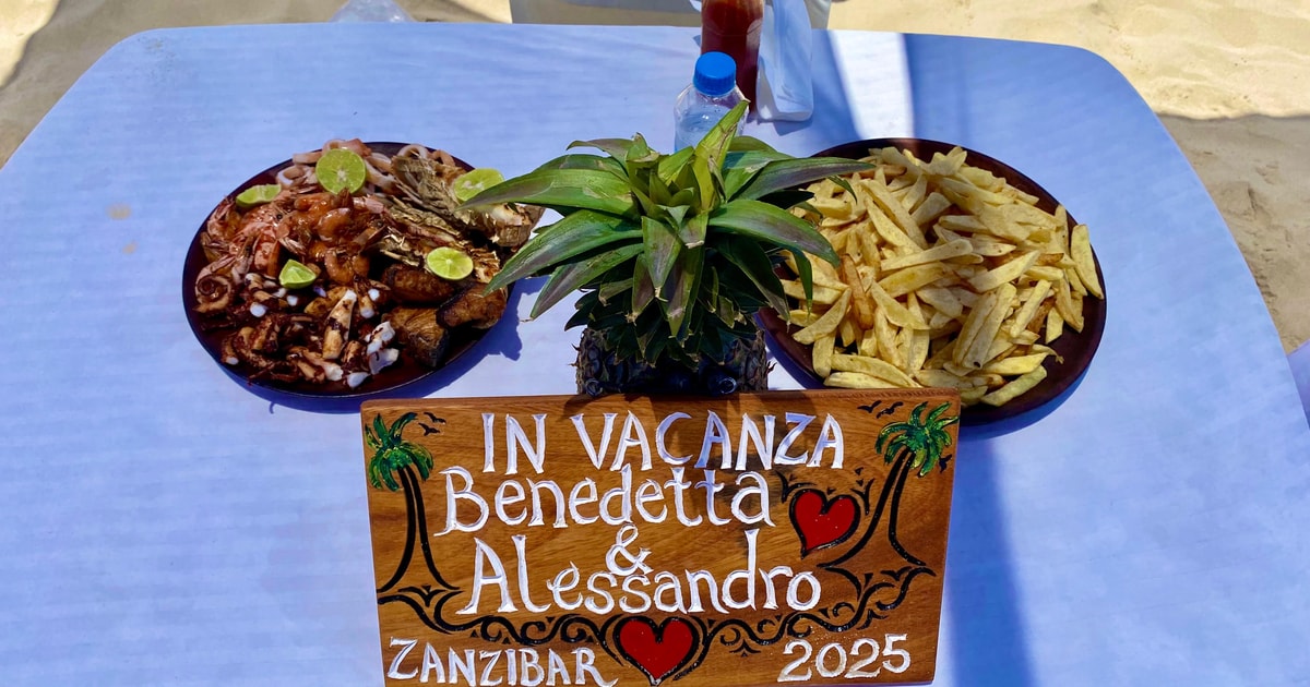 Zanzibar: Nyange Sandbank Experience with Lunch | GetYourGuide
