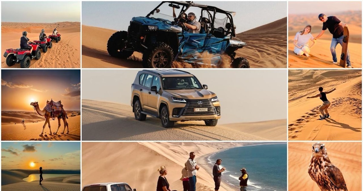 Doha: ATV, Quad/Buggy Dune Bashing, Paseo en Camello, Sandboarding ...