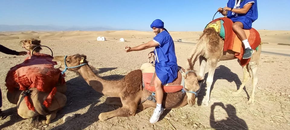 From Marrakesh: Agafay Desert Sunset and Camel Ride | GetYourGuide
