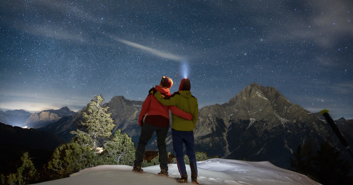 The Dolomites at night with snowshoes | GetYourGuide