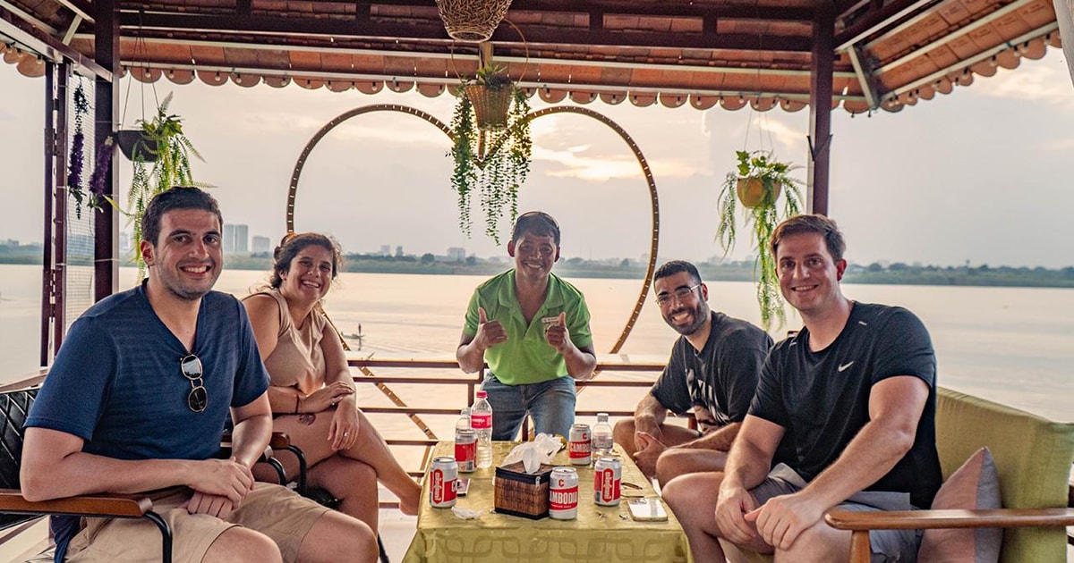 Phnom Penh Silk Island Sunset Haft Day Vespa Tour | GetYourGuide