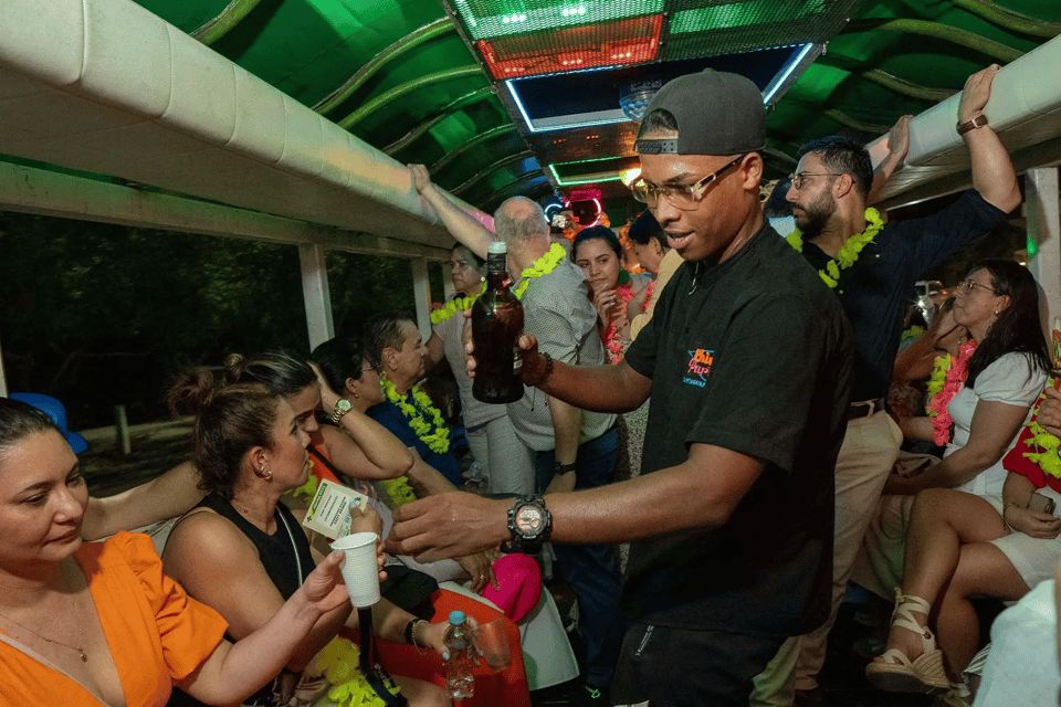 Cartagena: Fiesta Chiva Bus See Sight Tour Nocturno | GetYourGuide