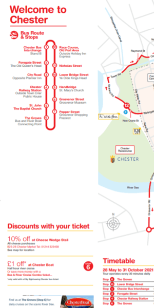 Chester: City Sightseeing Hop-On Hop-Off Bus Tour | GetYourGuide