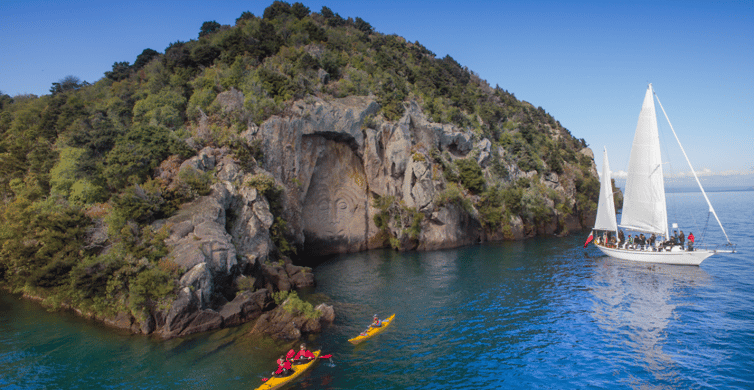 Lake Taupō: Māori Rock Carvings Tour Kayaking Tour | GetYourGuide
