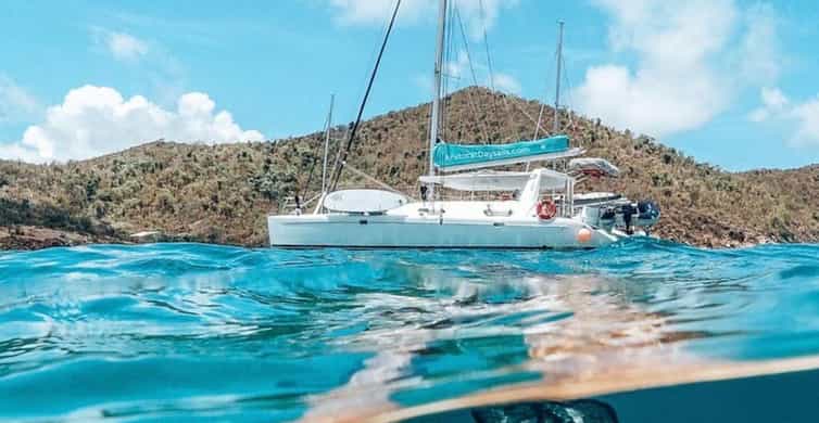 Jost Van Dyke Day Sail Catamaran Tour in the BVI | GetYourGuide