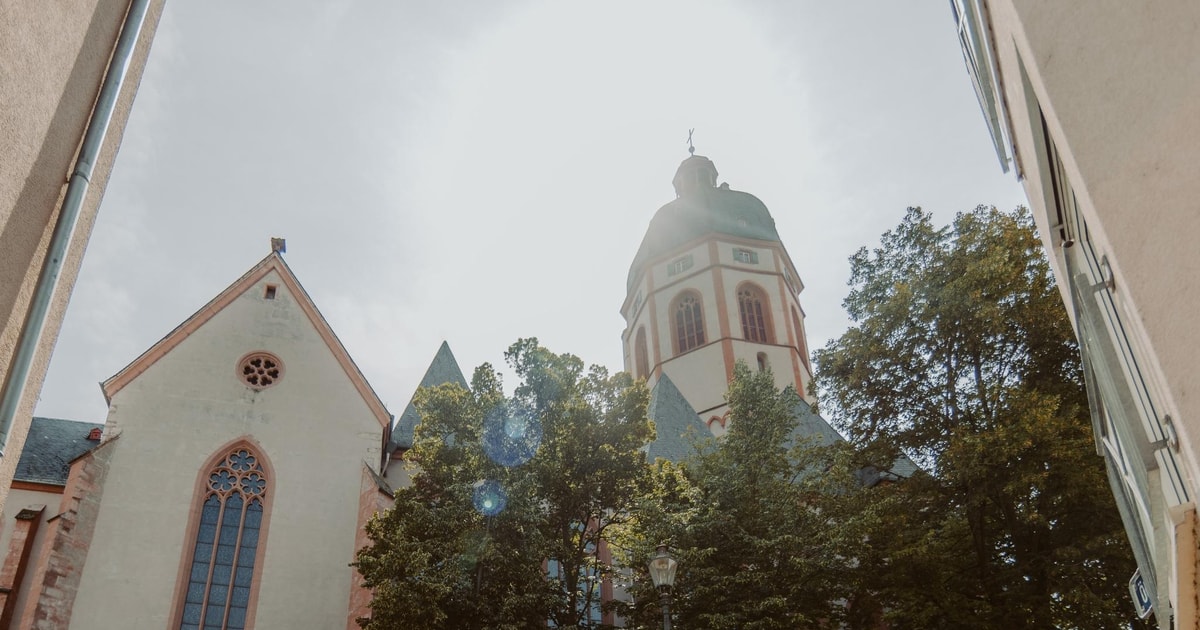 Moguncja: Stare Miasto i kościół św. Szczepana z oknami Chagalla ...
