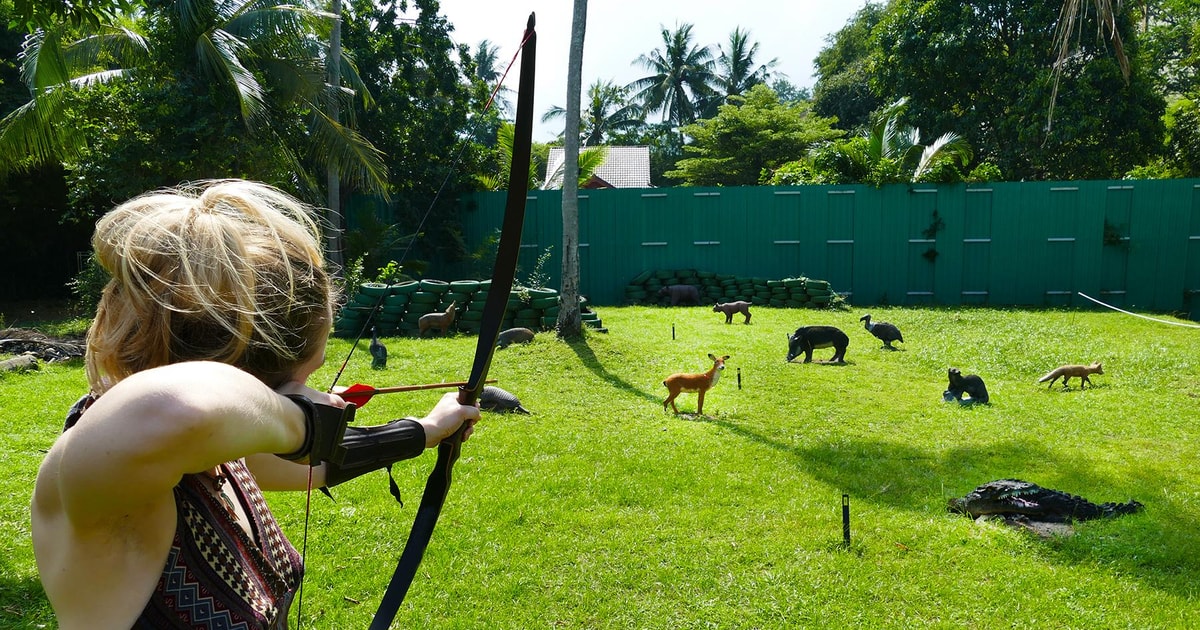 Koh Samui: "3D-Archery" Bow and Crossbow Shooting | GetYourGuide