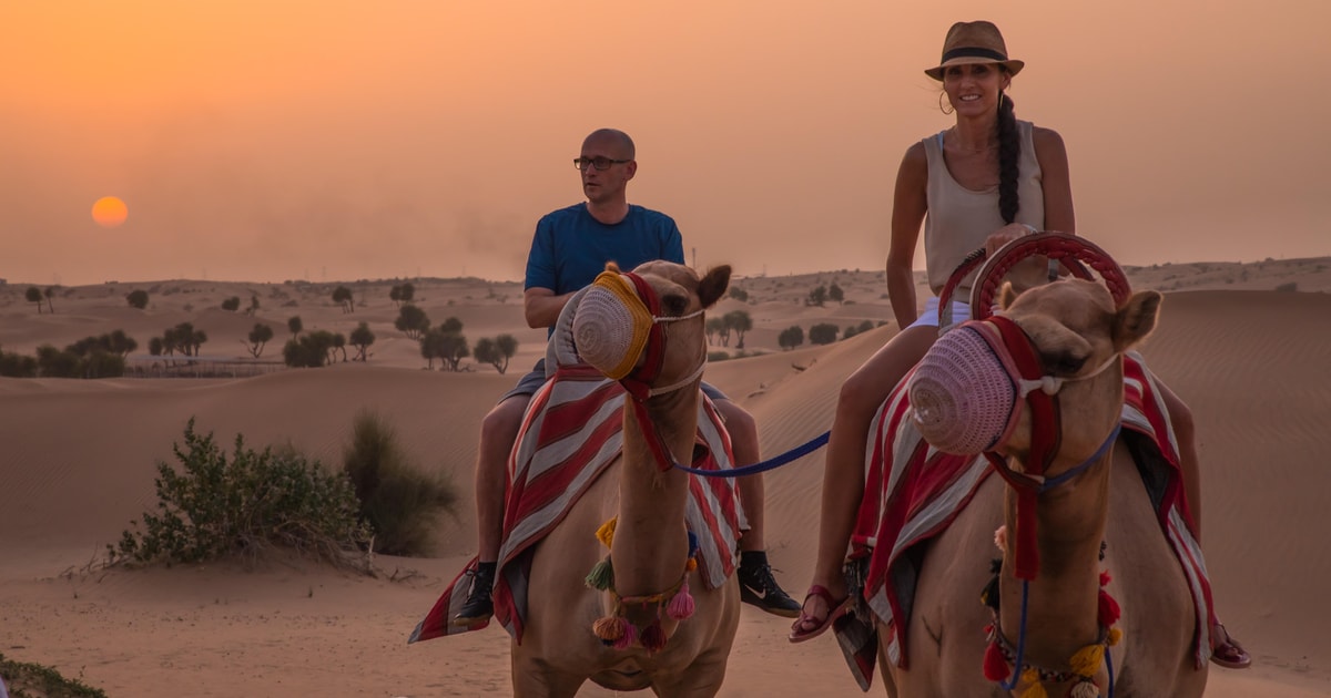 Dubajus: jodinėjimas kupranugariais ir žirgais, Al Khayma stovykla ...