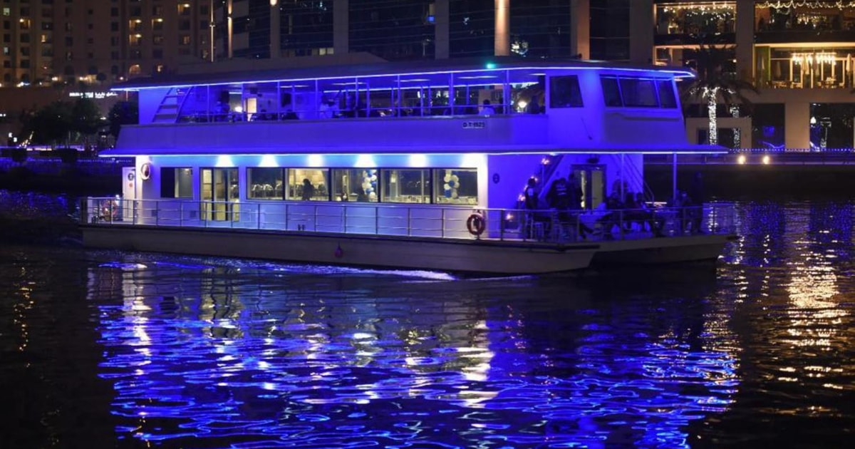 Dubai Marina luxury Dhow Cruise Dinner (catamaran) | GetYourGuide