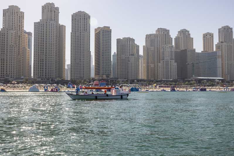 Dubai: Sunset Abra Boat Tour in Dubai Marina, Ain Dubai, JBR | GetYourGuide