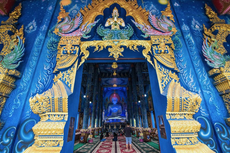 From Chiang Mai: White Temple Black House and Blue Temple | GetYourGuide
