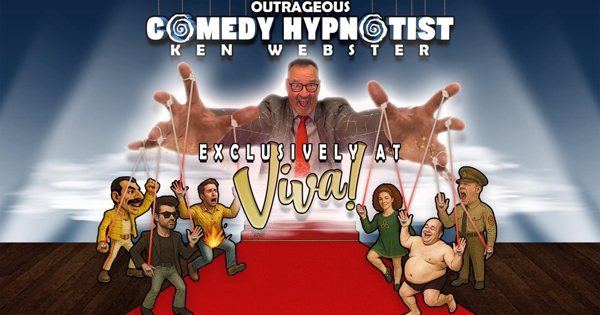 Show Ticket: Ken Webster - Comedy Hypnotist Show, Blackpool | GetYourGuide