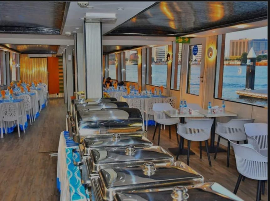 Dubai :Floating Restaurant Dinner Dhow Cruise | GetYourGuide