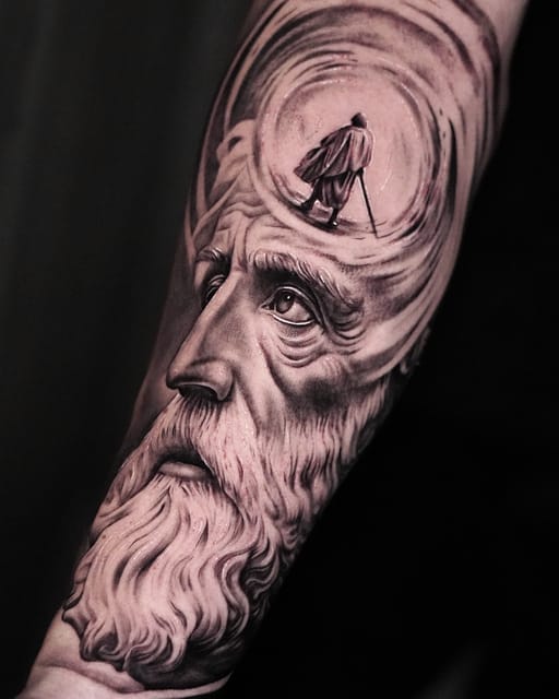 Black and grey realistic Tattoo with Daniel Muñoz | GetYourGuide