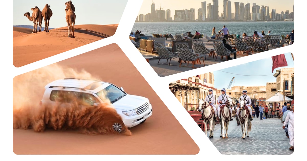 Doha Combo de día completo Ciudad de Doha, Souq Waqif y Safari por el ...
