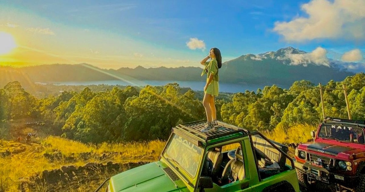 Bali: Mount Batur Sonnenaufgang Jeep & Natürliche Vulkan Heiße Quellen ...