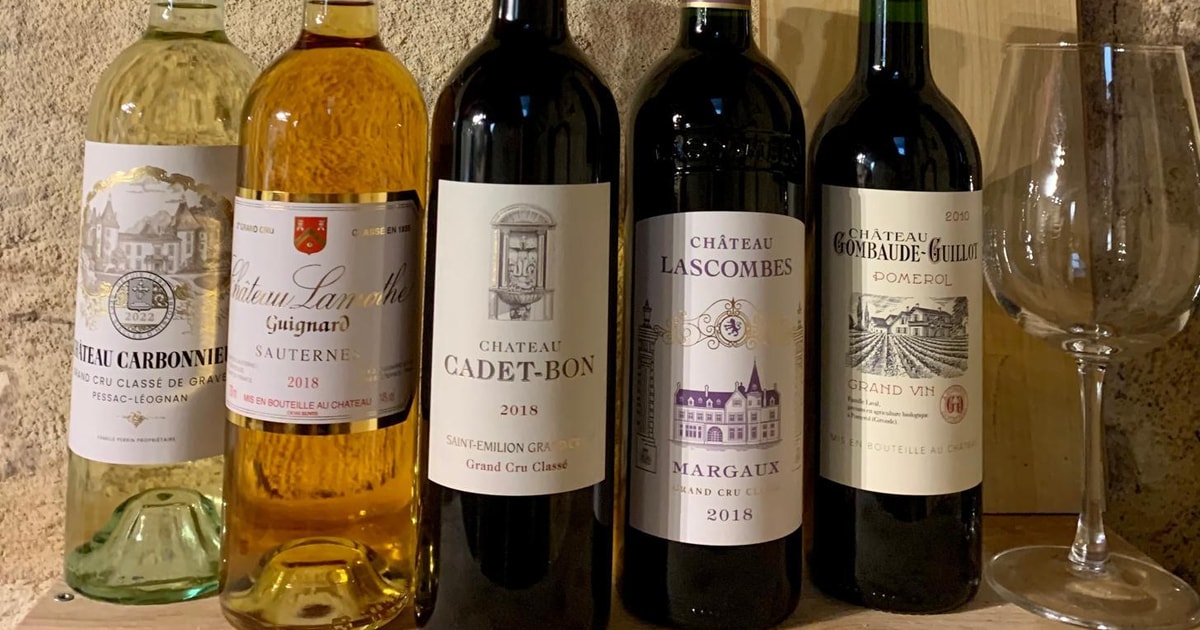 Bordeaux Great Classified Growths : Private Wine Tasting | GetYourGuide