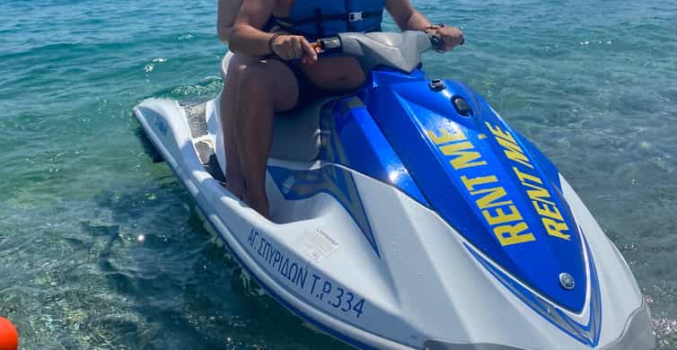 Traganou Beach: Yamaha WaveRunner Jet Ski Rental | GetYourGuide