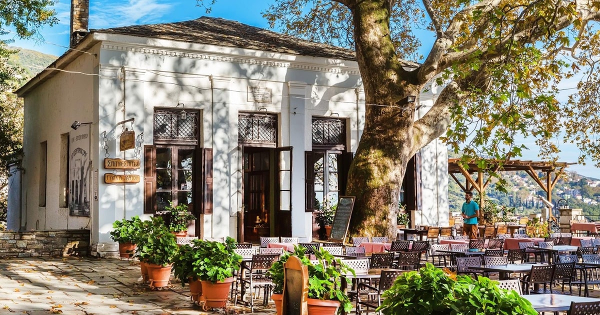 From Volos: Pelion Highlights - Makrinitsa, Portaria & Wine | GetYourGuide