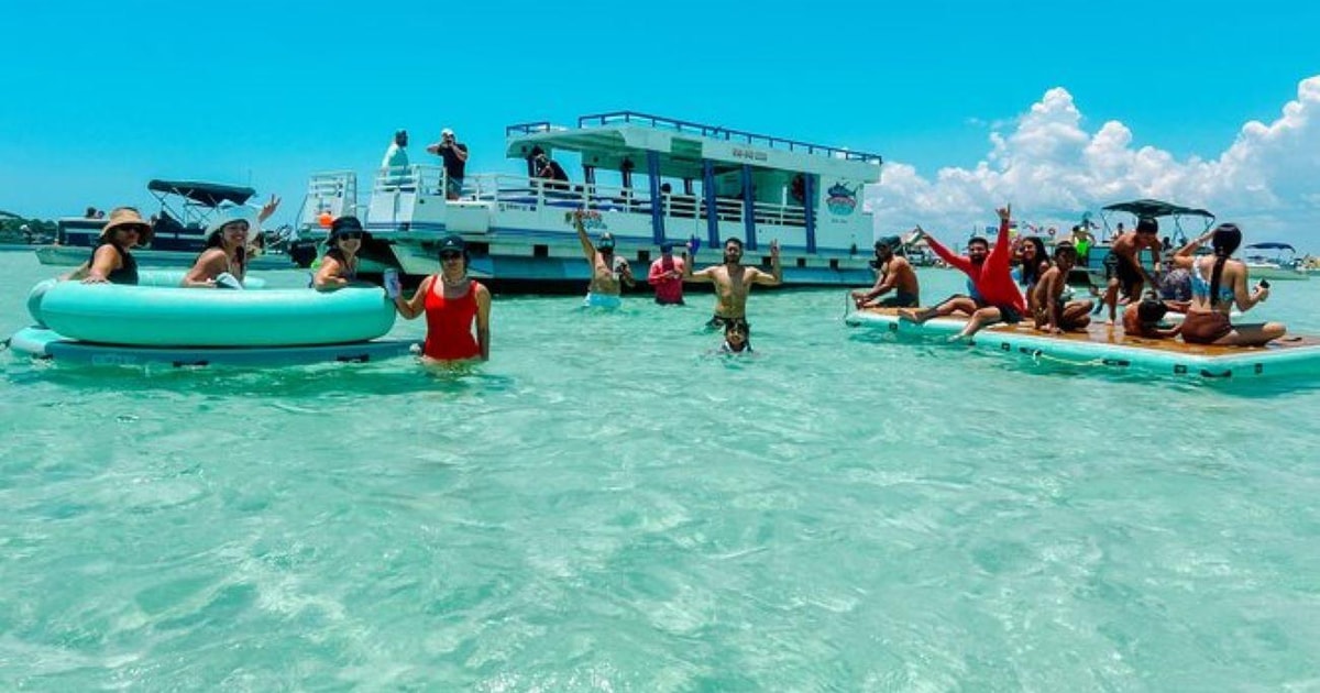 Destin: Crab Island Sandbar Boat Trip | GetYourGuide